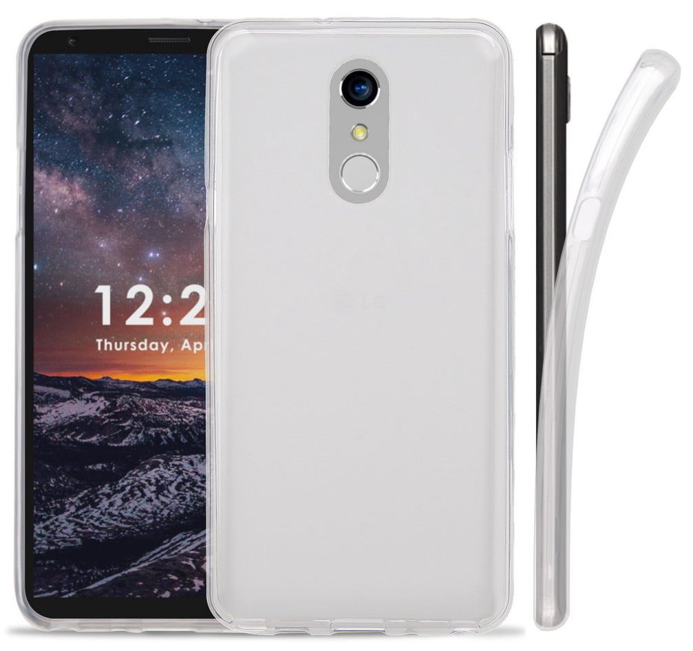 Case for LG Stylo 4, Clear Frosted See-Thru Flex Gel TPU Skin Slim ...