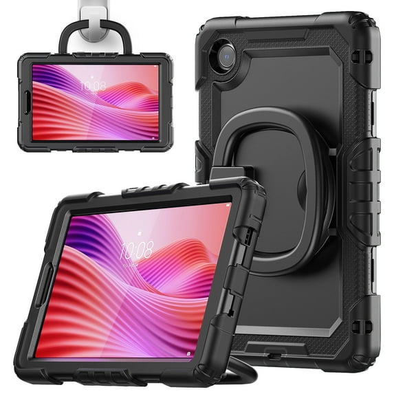 Case for Lenovo Tab One/K9 8.7 Inch 2025, 360 Rotating Stand Handle ...