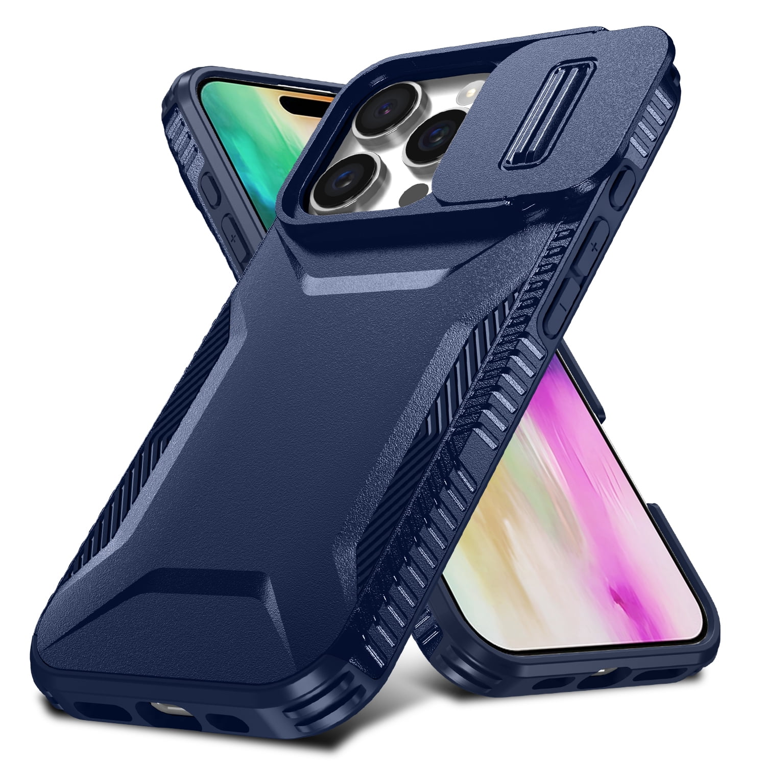 Case for MOTO-G-Pure Sliding camera cover, military grade shock ...