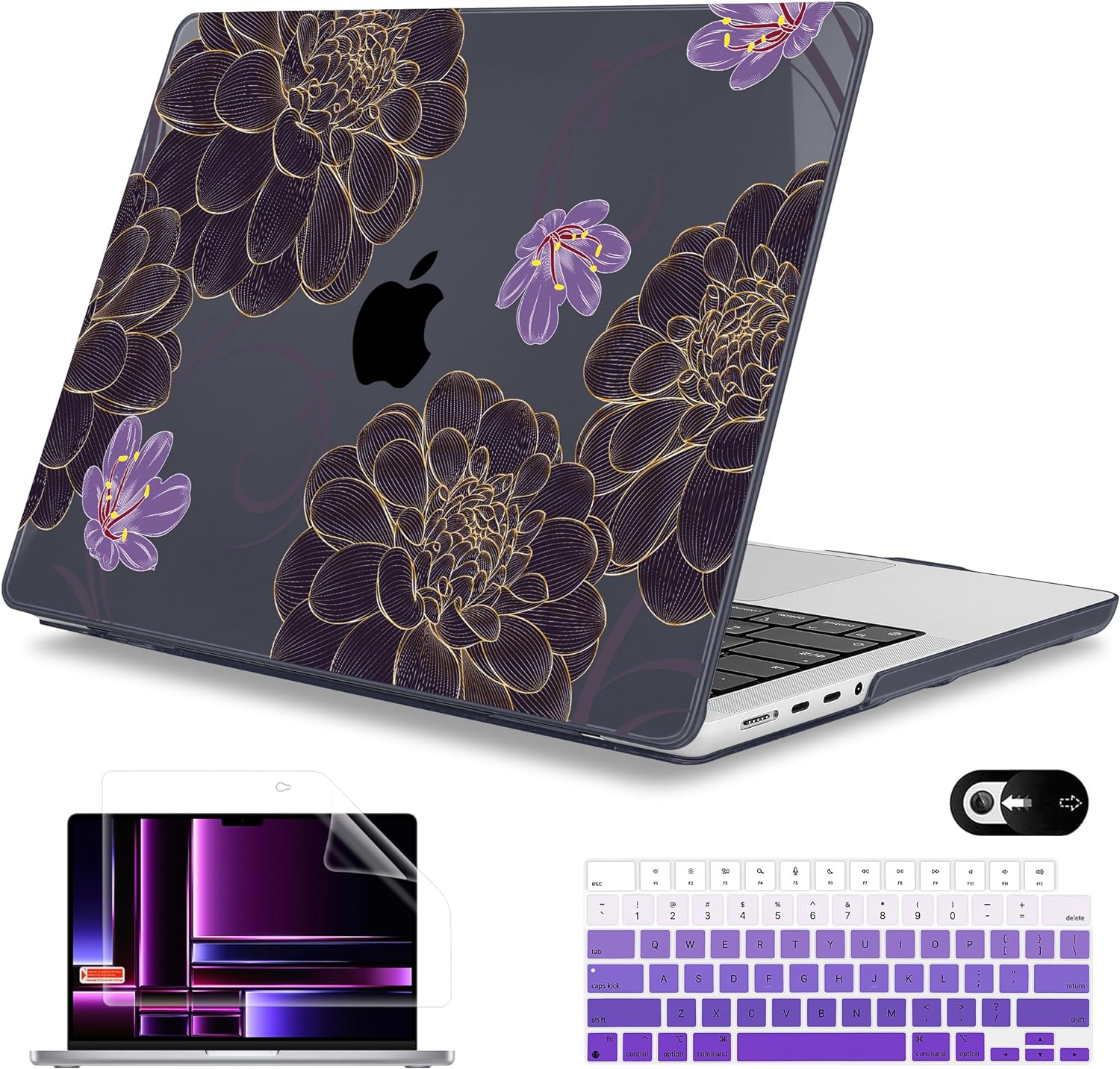 Case for MacBook Pro 16" M3 A2991 M2 A2780 M1 A2485 (2021/2022/2023 ...