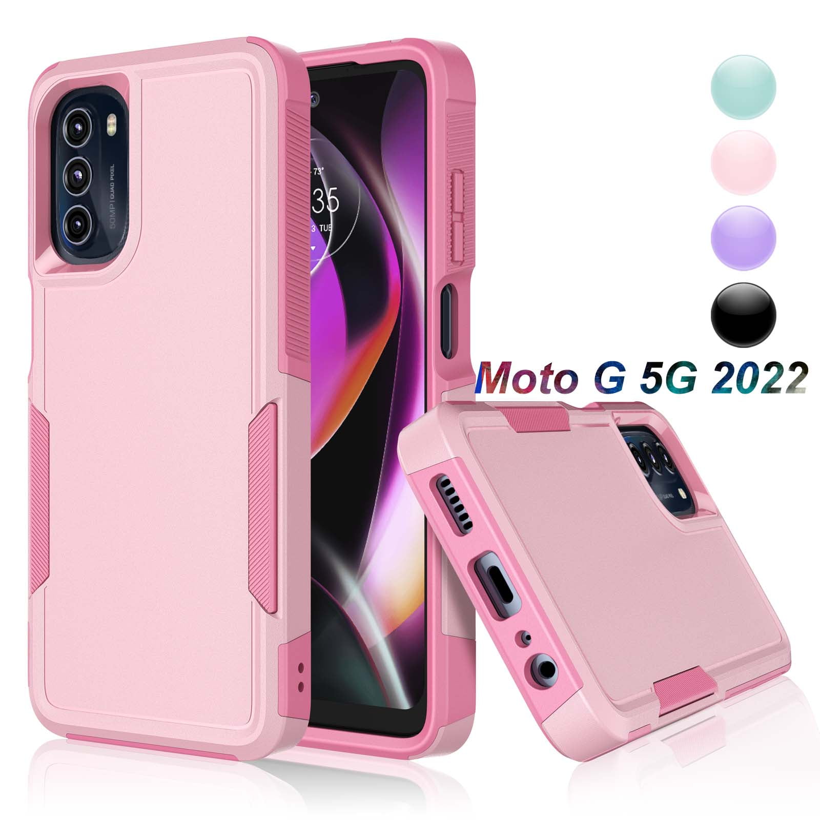 Case for Moto G 5G 2022, 2 in 1 Hard PC Phone Case for Moto G 5G 2022 ...