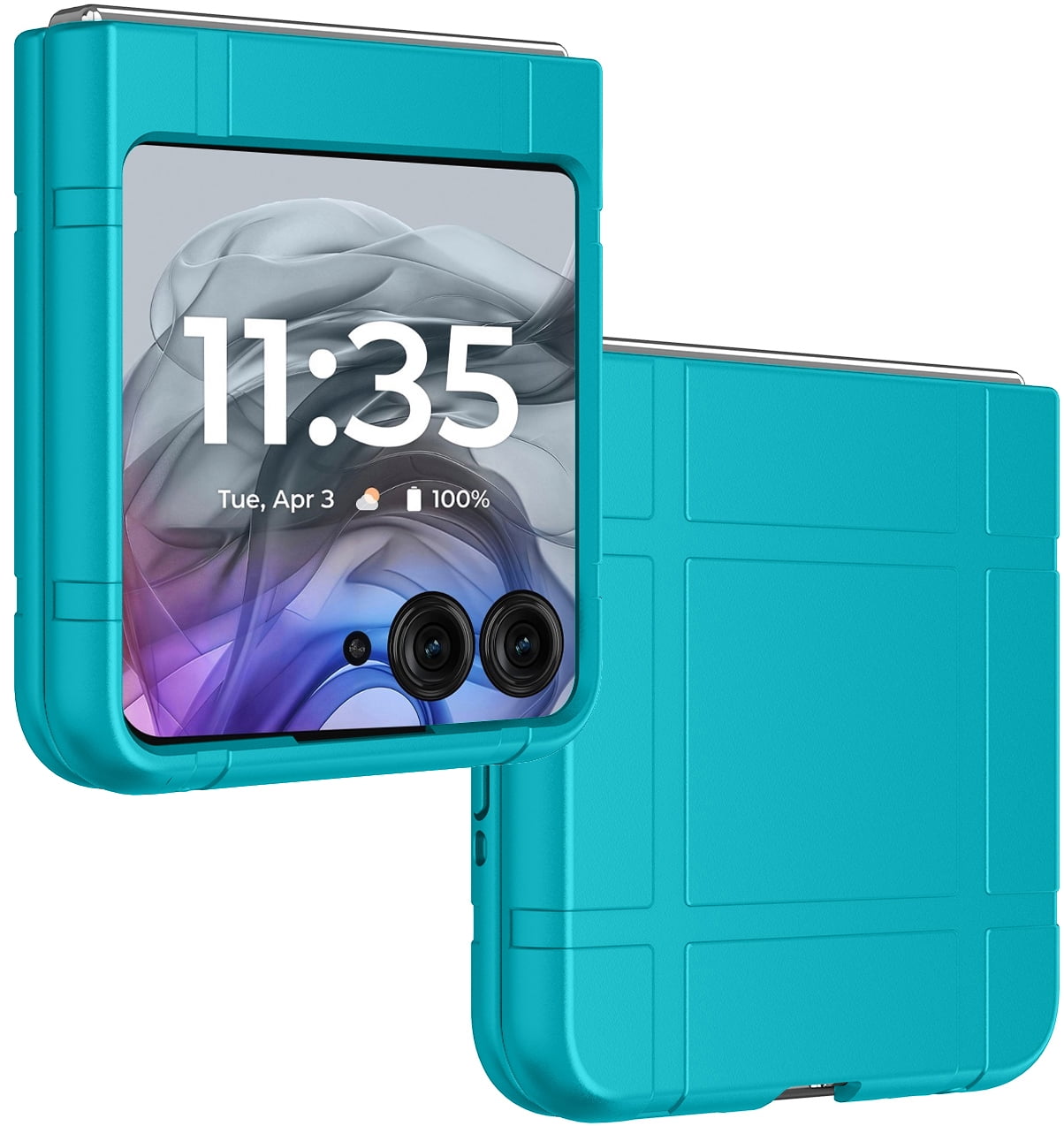 Case for Motorola RAZR (2024), Nakedcellphone Slim Hard Shell Protector ...