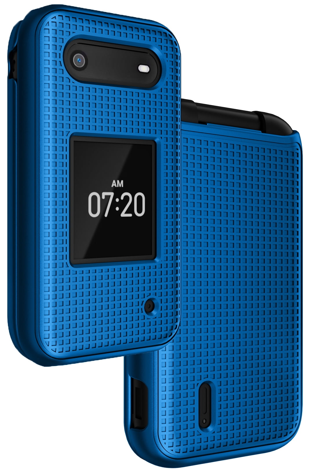 Nokia 2760, 2780 Flip Phone Case, Slim Hard Shell Protector, Grid ...