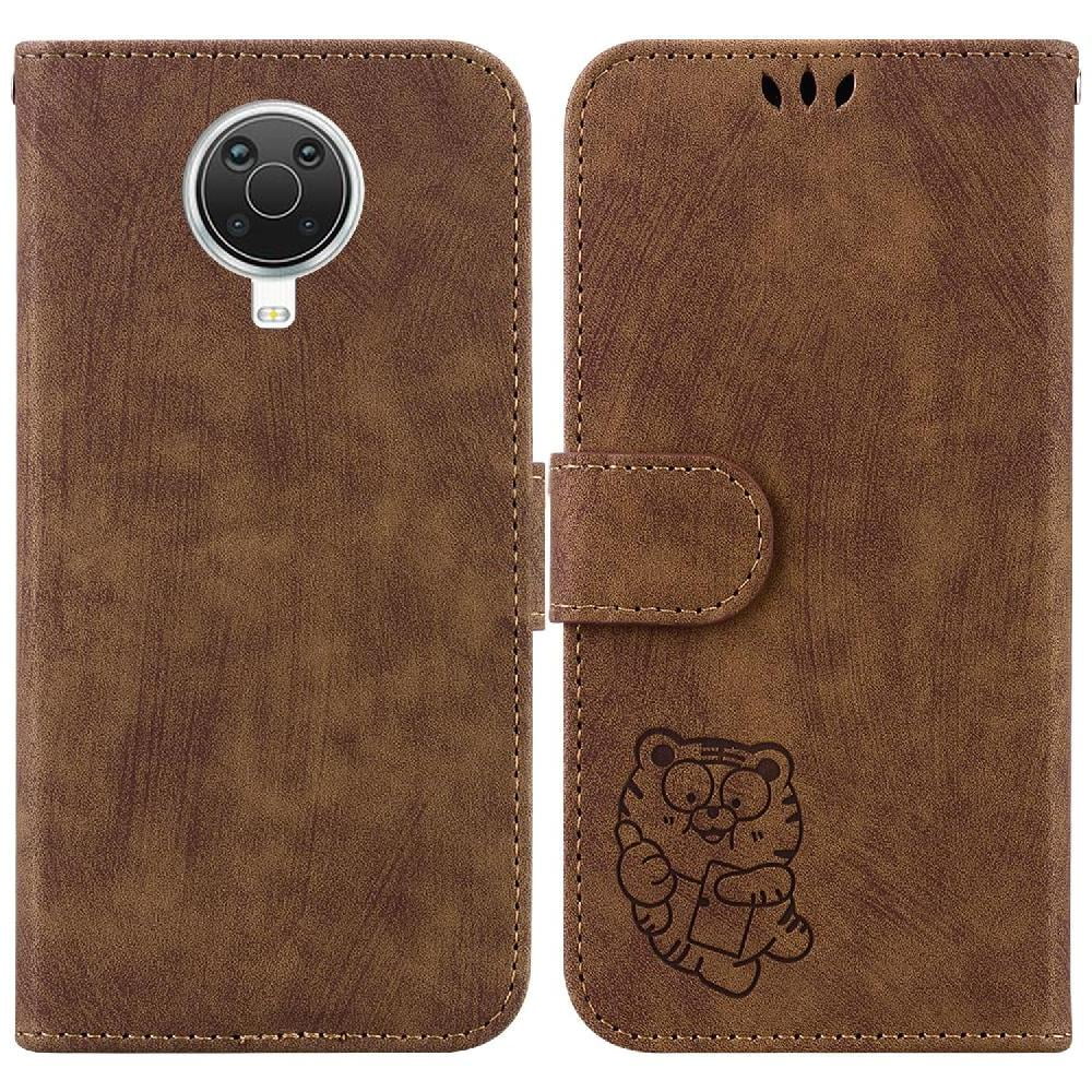 Case for Nokia G20/G10 Embossed Cute Tiger Holder Cover Card Pocket ...