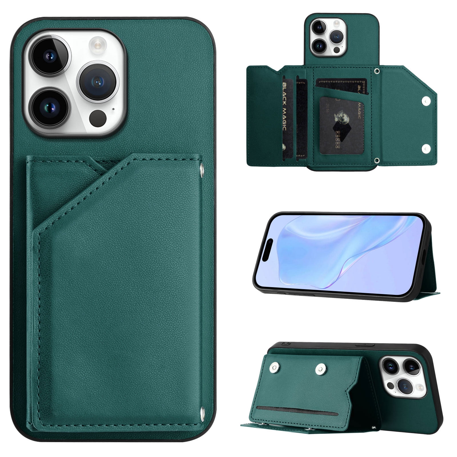 Case for One plus Ace5 Pro Wallet case with credit card clip, premium ...