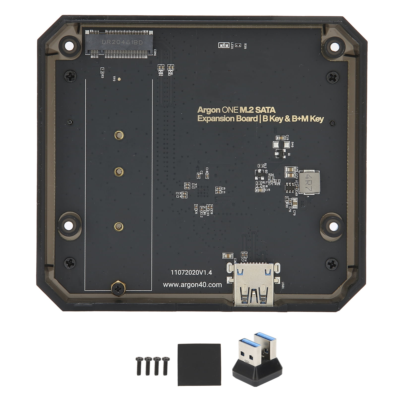 Case For Raspberry Pi 4b M2 Expansion Board Usb30 To Sata Connect Ssd Solid State Drives