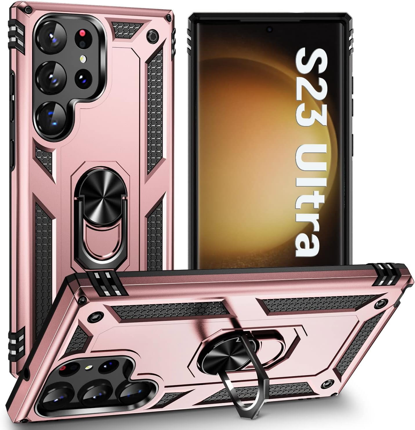 Case for S23 Ultra: for Samsung Galaxy S23 Ultra Case,with 360° Rotate ...