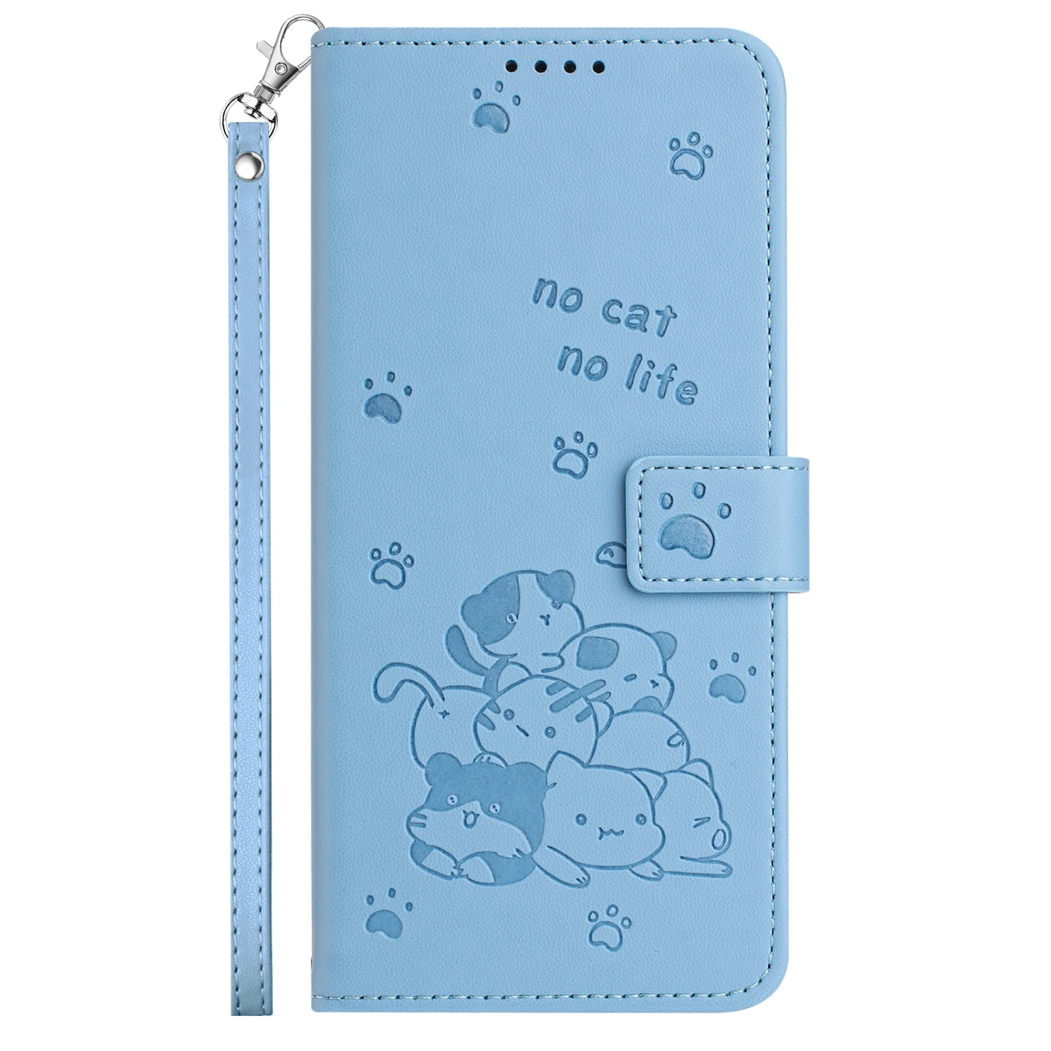 Case for Samsung A02 Cute cartoon wallet case, cartoon cat flip case ...