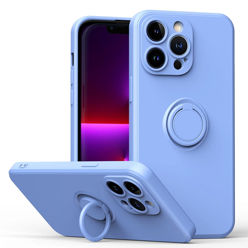 Case for Samsung A31 Slim Bumper Case With 360 Rotatable Ring Holder ...