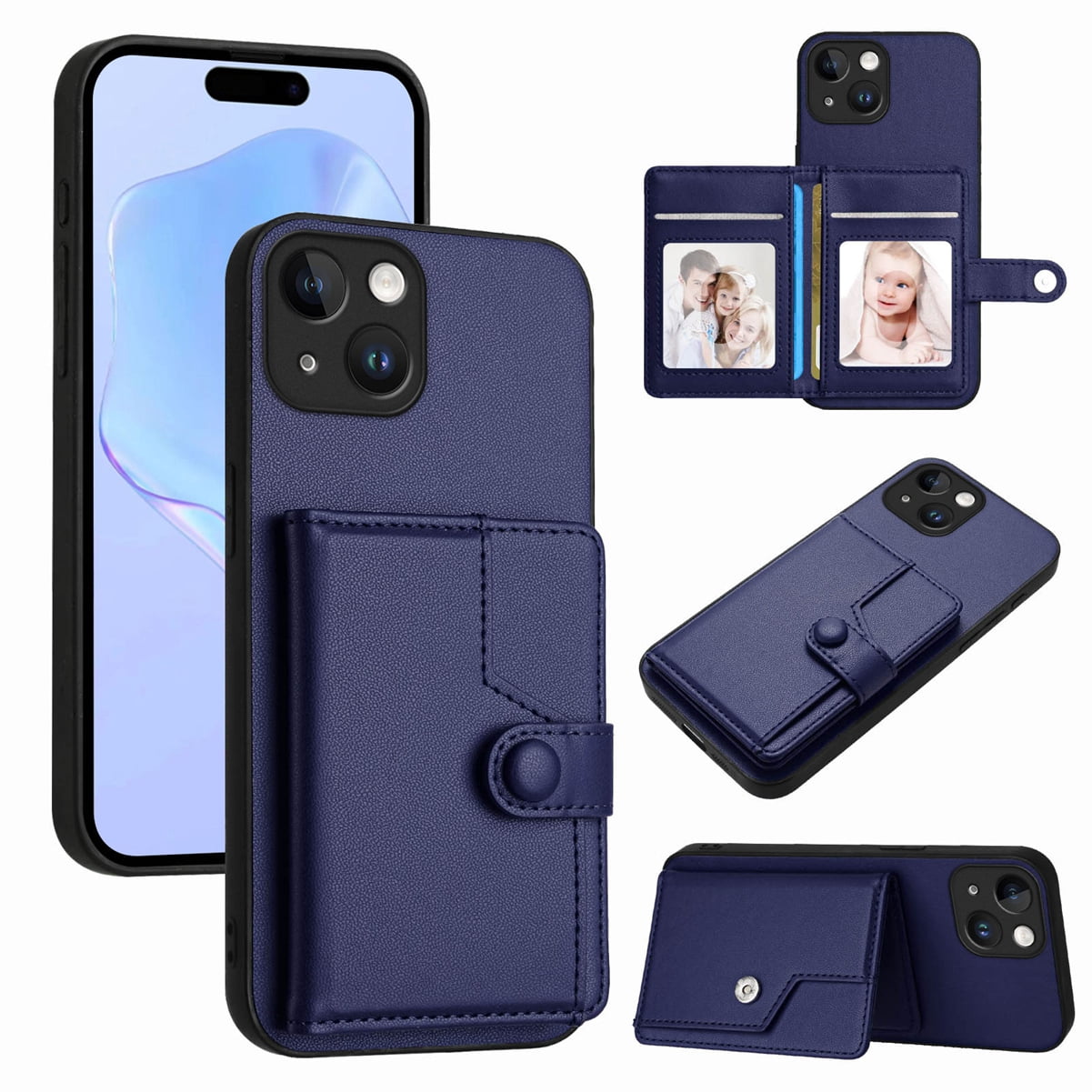 Case for Samsung A54 5G PU Leather Case with Card Holder Magnetic Clasp ...