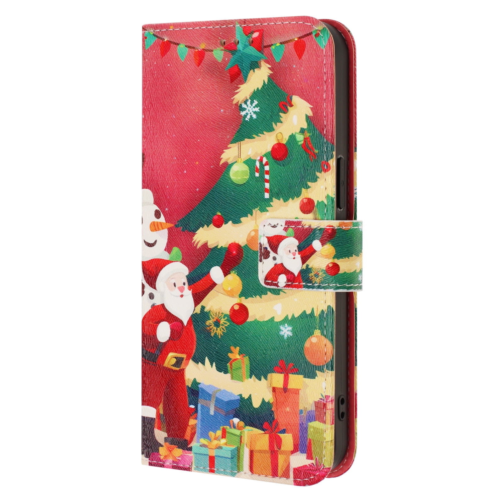 Case for Samsung A56 5G Christmas themed flip leather case with card ...