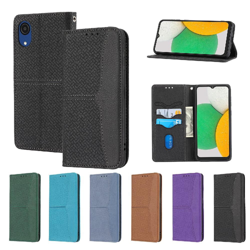Case for Samsung Galaxy A03 Core Credit Card Holder Hand Wallet PU ...