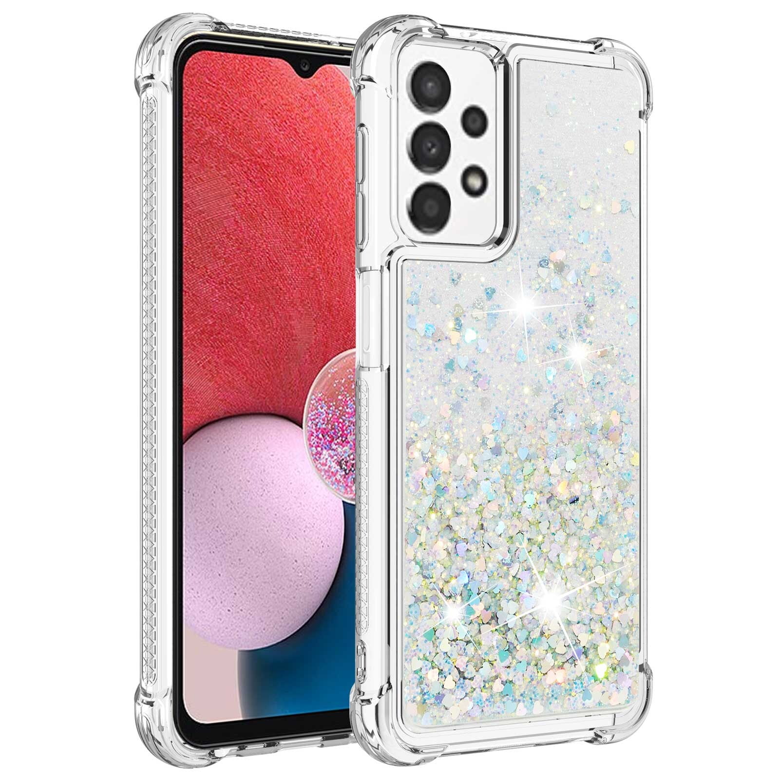 Case for Samsung Galaxy A13 4G Bumper Cover Sparkly Glitter Bling ...