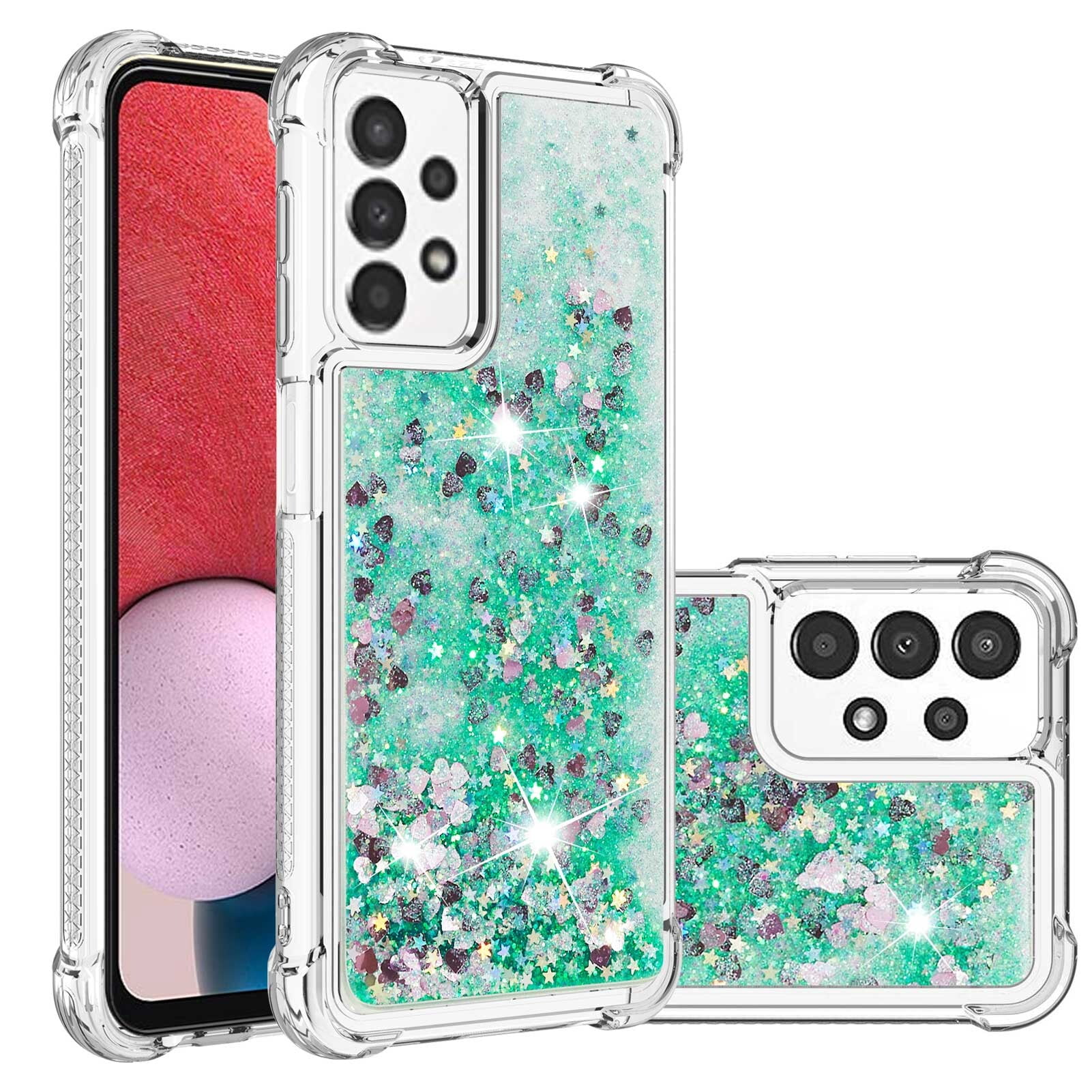 Case for Samsung Galaxy A13 4G Bumper Cover Sparkly Glitter Bling ...