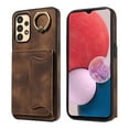 Case for Samsung Galaxy A13 5G, PU Leather 3 Card Slots with Finger ...