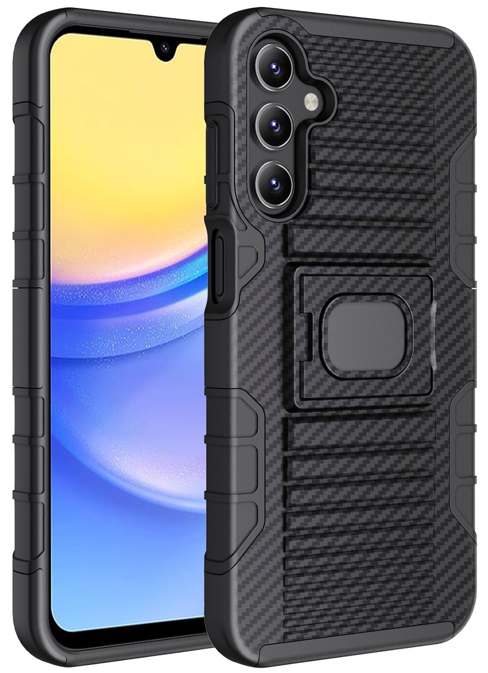 Case for Samsung Galaxy A15 5G Phone, Nakedcellphone Rugged Hybrid Ring ...