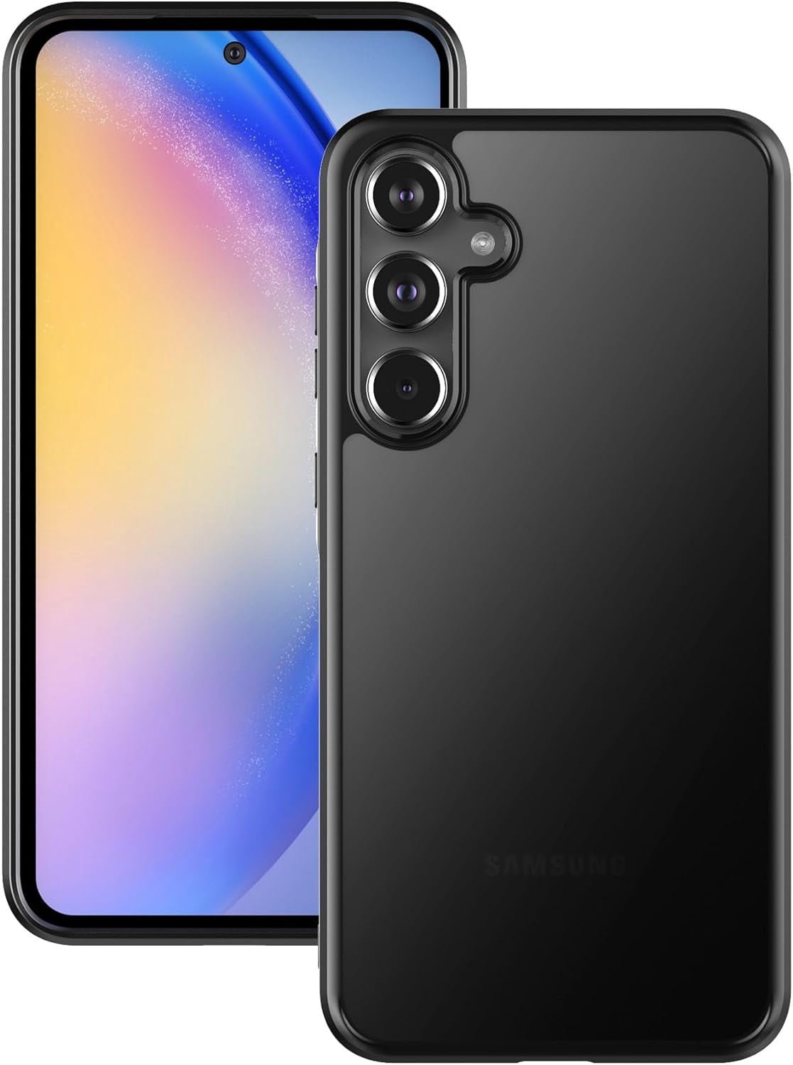 Case for Samsung Galaxy A35 5G, Anti-Fingerprint Matte Translucent Hard ...