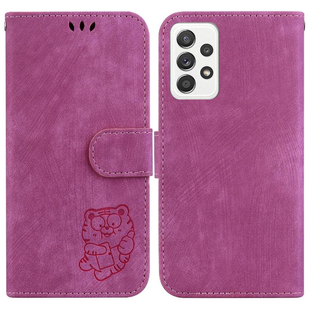 Case for Samsung Galaxy A52/A52S 5G Holder Cover Embossed Cute Tiger ...