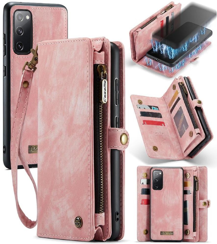 Case for Samsung Galaxy S20 Fe Wallet Cover Trifold with Detachable ...