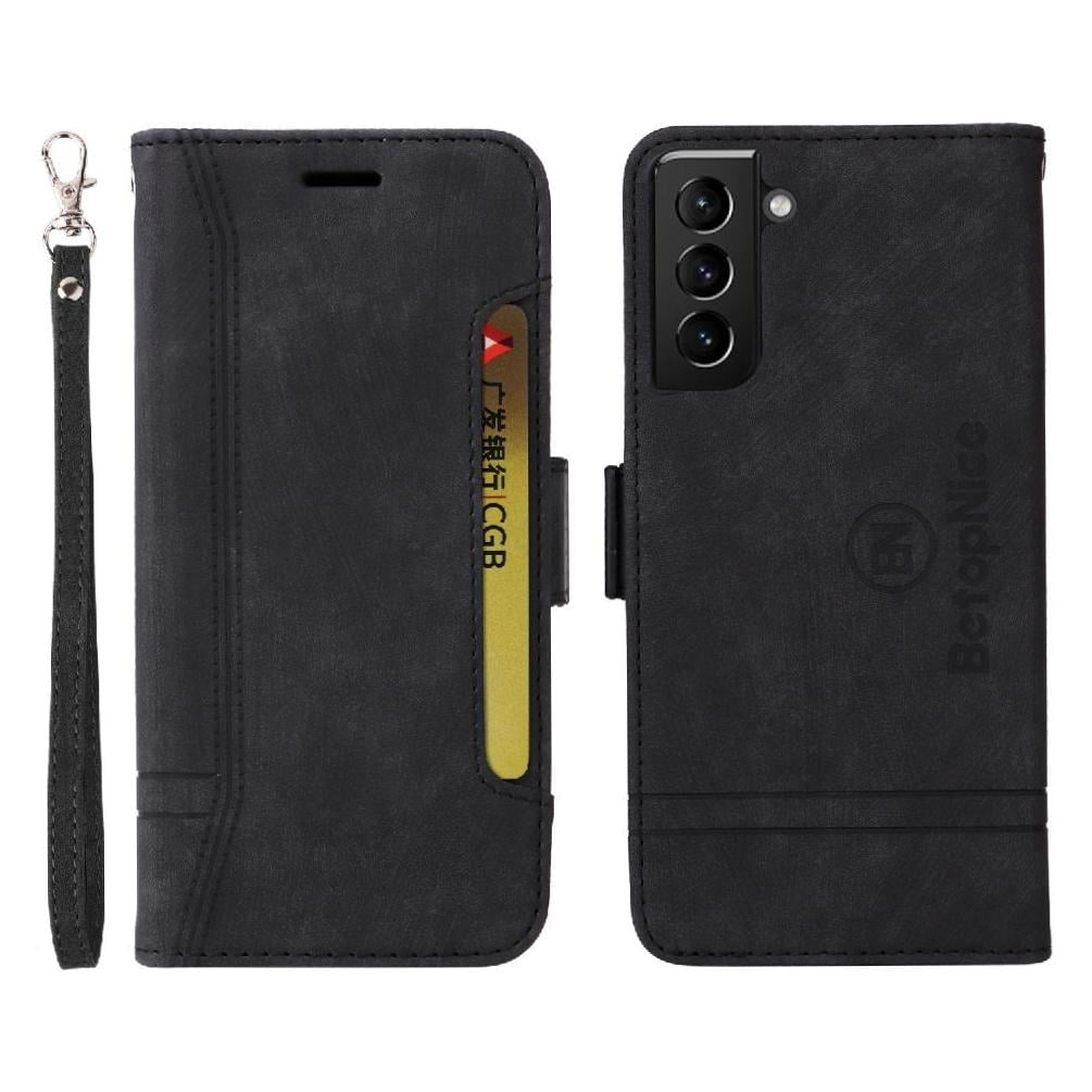 Case for Samsung Galaxy S21 5G Tpu Leather Magnetic Card Slots Wallet ...
