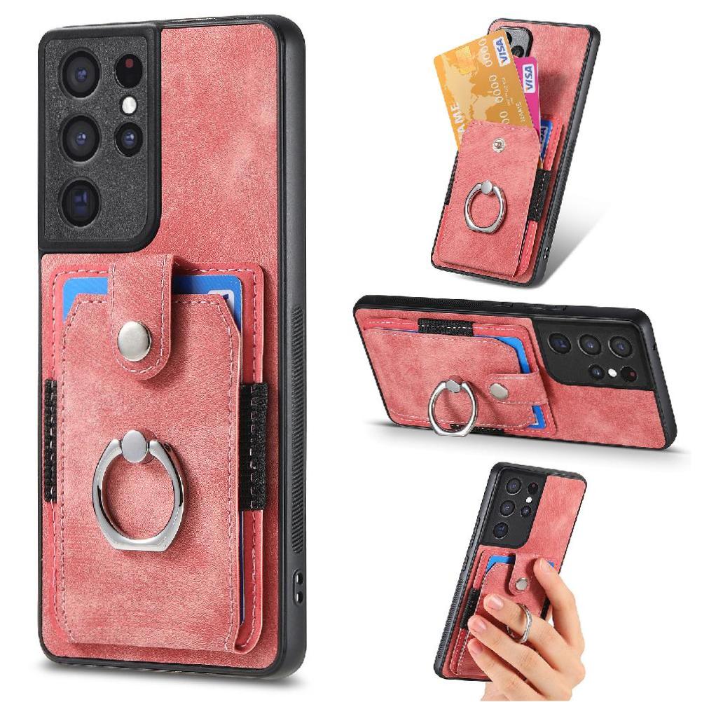 Case for Samsung Galaxy S21 Ultra Stand Magnetic Car Mount Ring Holder ...