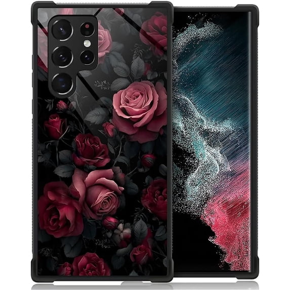 Case for Samsung Galaxy S22 Ultra, Four Corners Bumpers Anti-Slip Shock ...