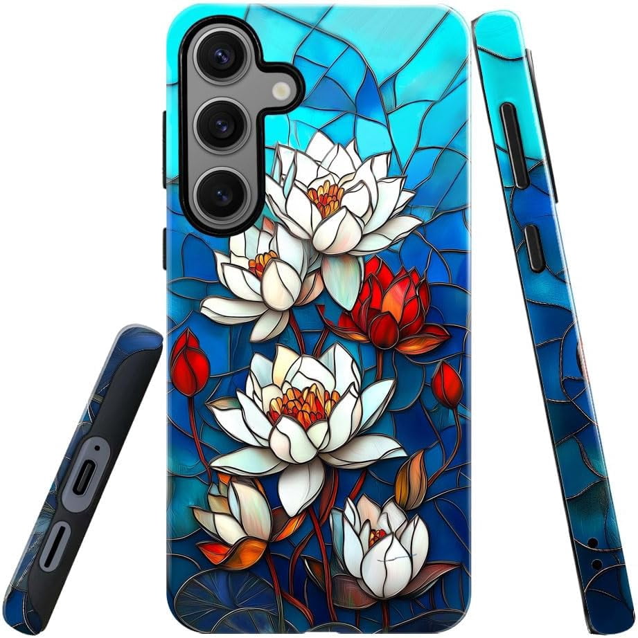 Case for Samsung Galaxy S23 FE,Military-Grade Protection Cover,Lotus ...