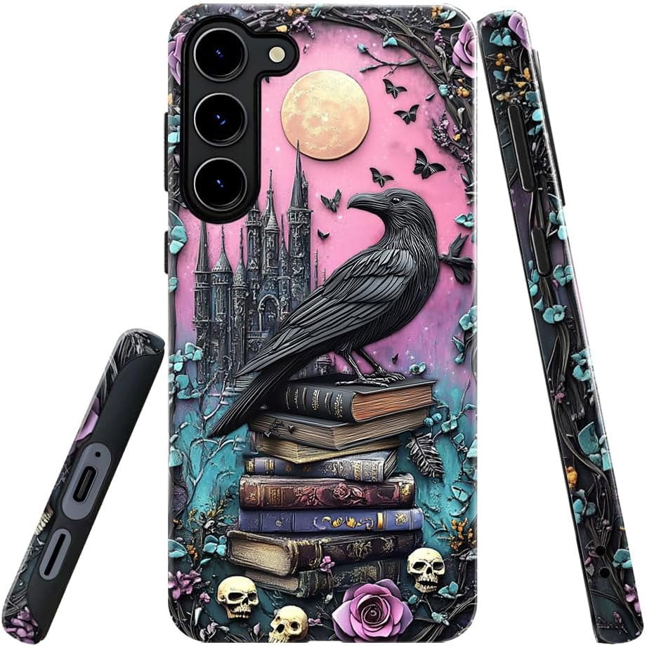 Case for Samsung Galaxy S23,Military-Grade Protection Cover,Black Raven ...