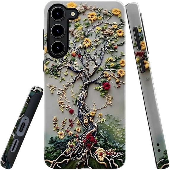 Case for Samsung Galaxy S23 Plus, Military-Grade Protection Cover, Tree ...