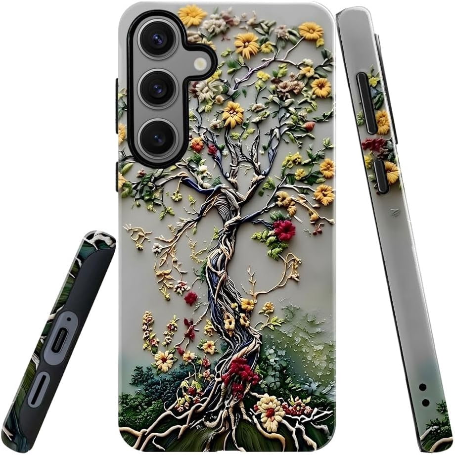 Case for Samsung Galaxy S24, Military-Grade Protection Cover, Tree of ...