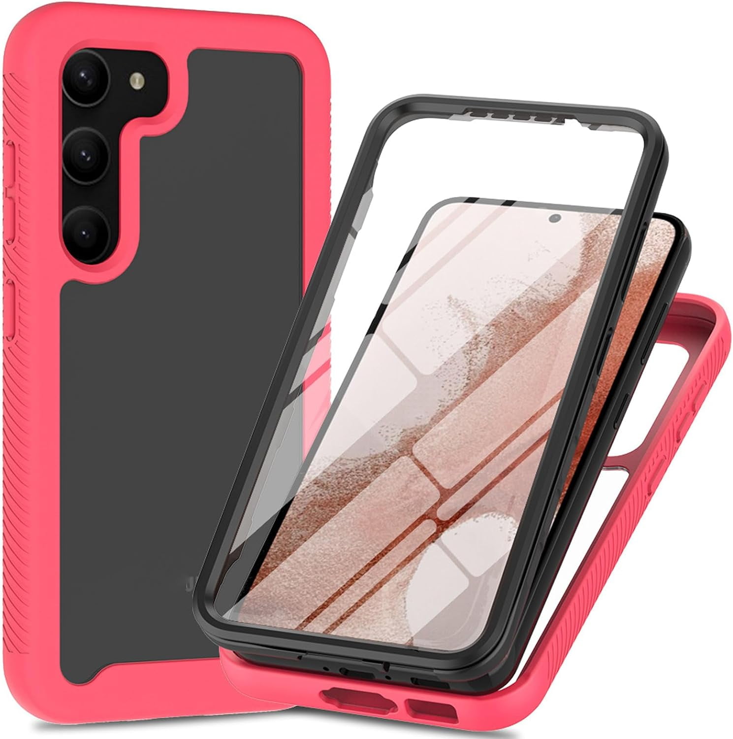 Case for Samsung Galaxy S24ultra/S24plus/S24, Built-in Screen Protector ...