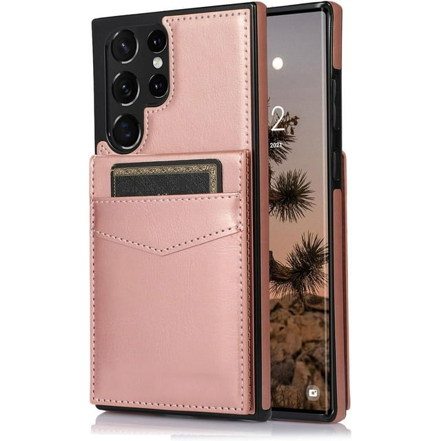 Case for Samsung Galaxy S24ultra/S24plus/S24, Premium PU Leather Wallet Cover with Stand, Flip ...