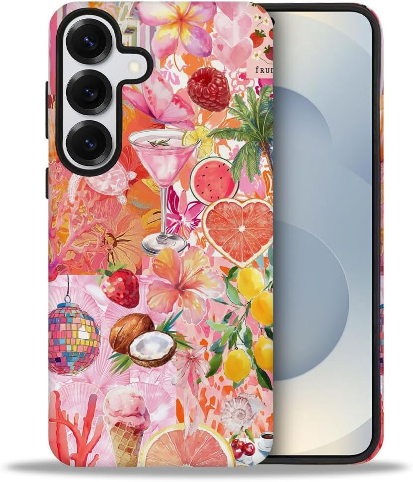 Case for Samsung Galaxy S25, Military-Grade Protection Cover, Pink ...