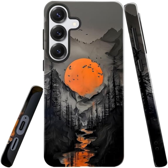 Case for Samsung Galaxy S25, Military-Grade Protection Cover, Sunset ...