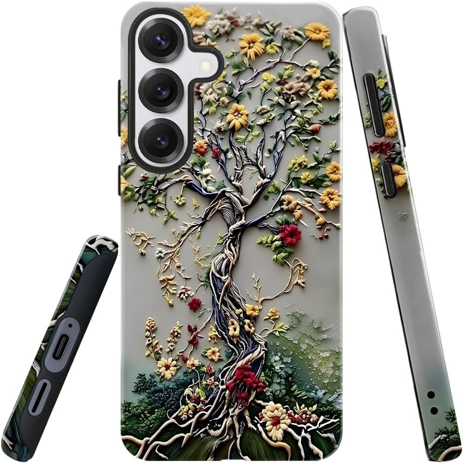 Case for Samsung Galaxy S25 Plus, Military-Grade Protection Cover, Tree ...