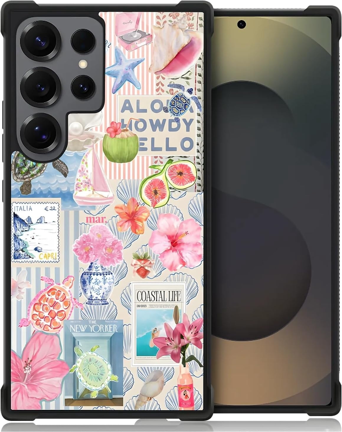 Case for Samsung Galaxy S25 Ultra, Four Corners Bumpers Anti-Slip Shock ...