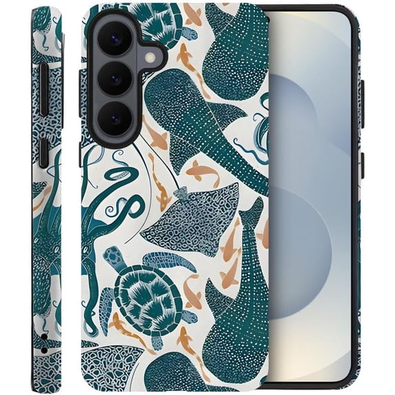 Case for Samsung Galaxy S26 Plus, Turtle Whale Octopus Sharks Marine ...