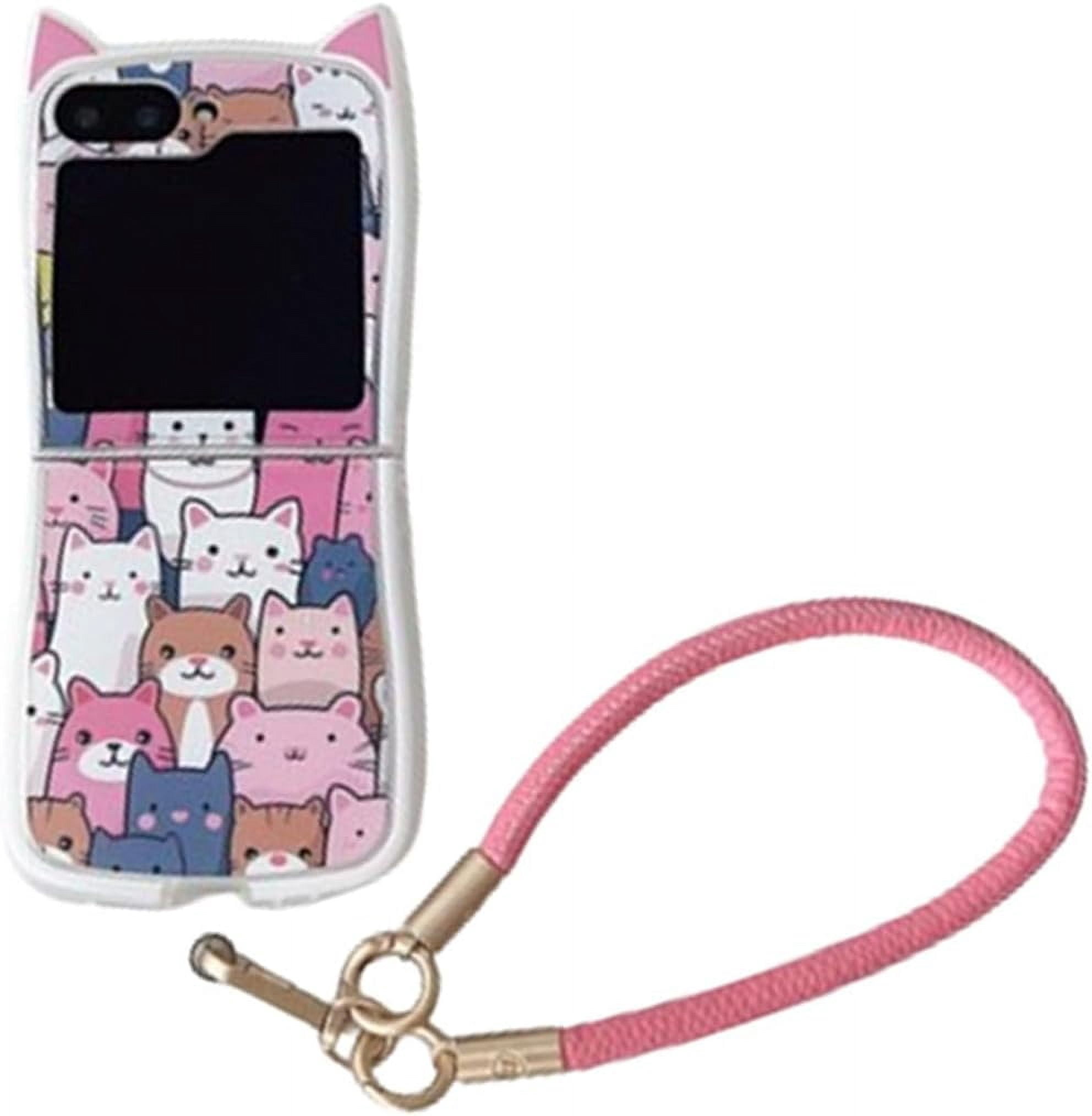 Case for Samsung Galaxy Z Flip 6,Cute Cartoon Cats Pattern Design ...
