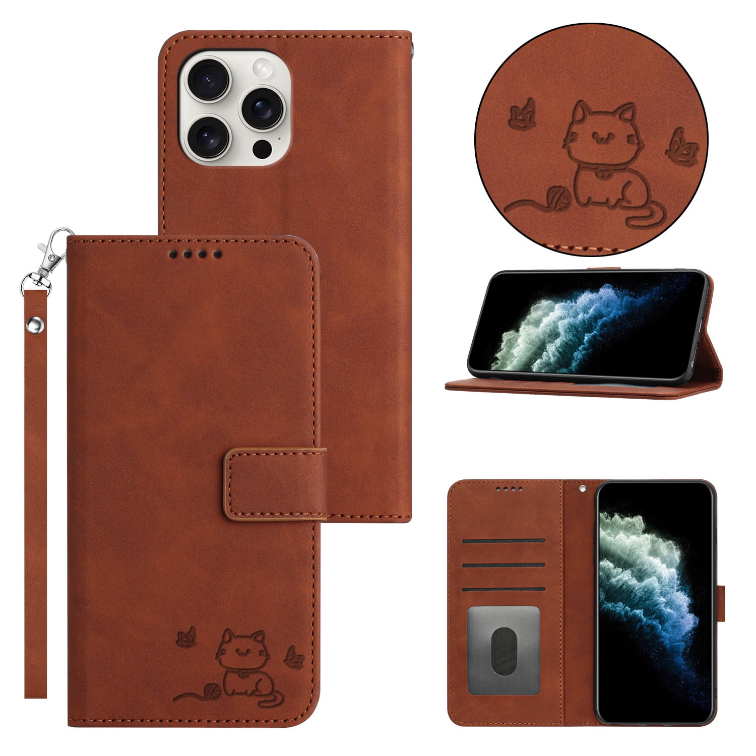 Case for Samsung M15 5GWallet protective case, credit card clip, flip ...