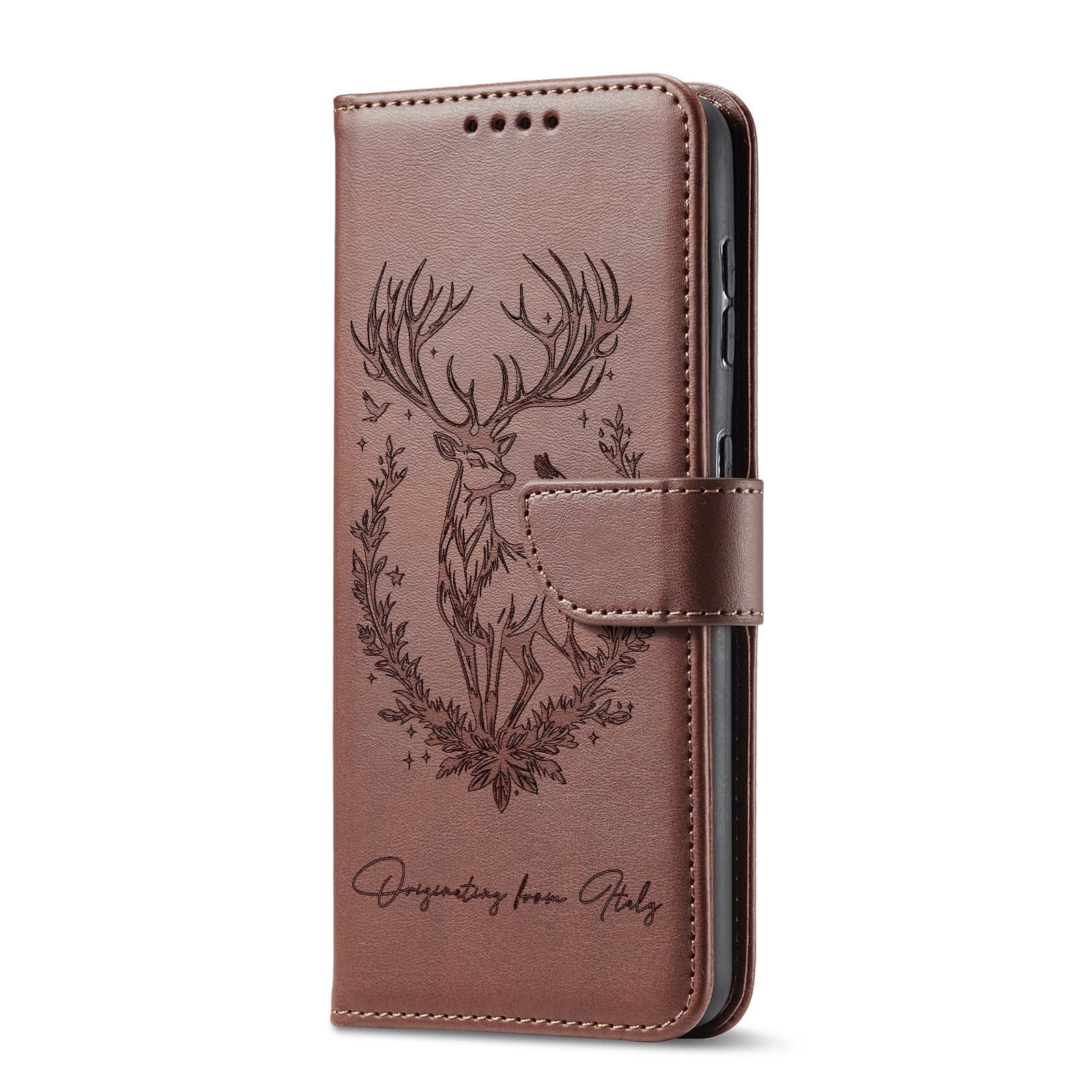 Case for Samsung M31 Wallet cover embossed lucky deer flip cover ...