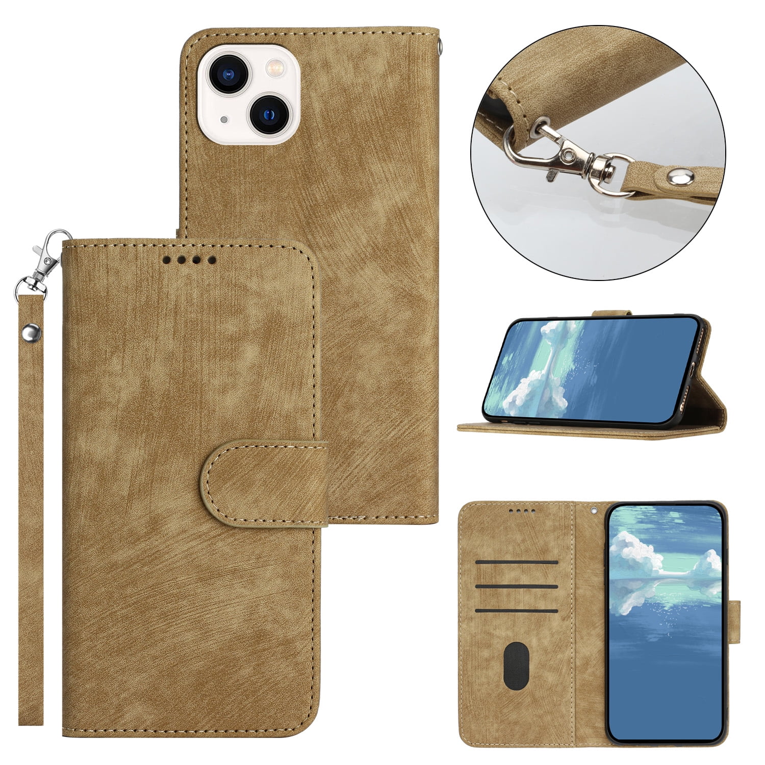 Case for Samsung M54 5G Solid color flip cover protective case wallet ...