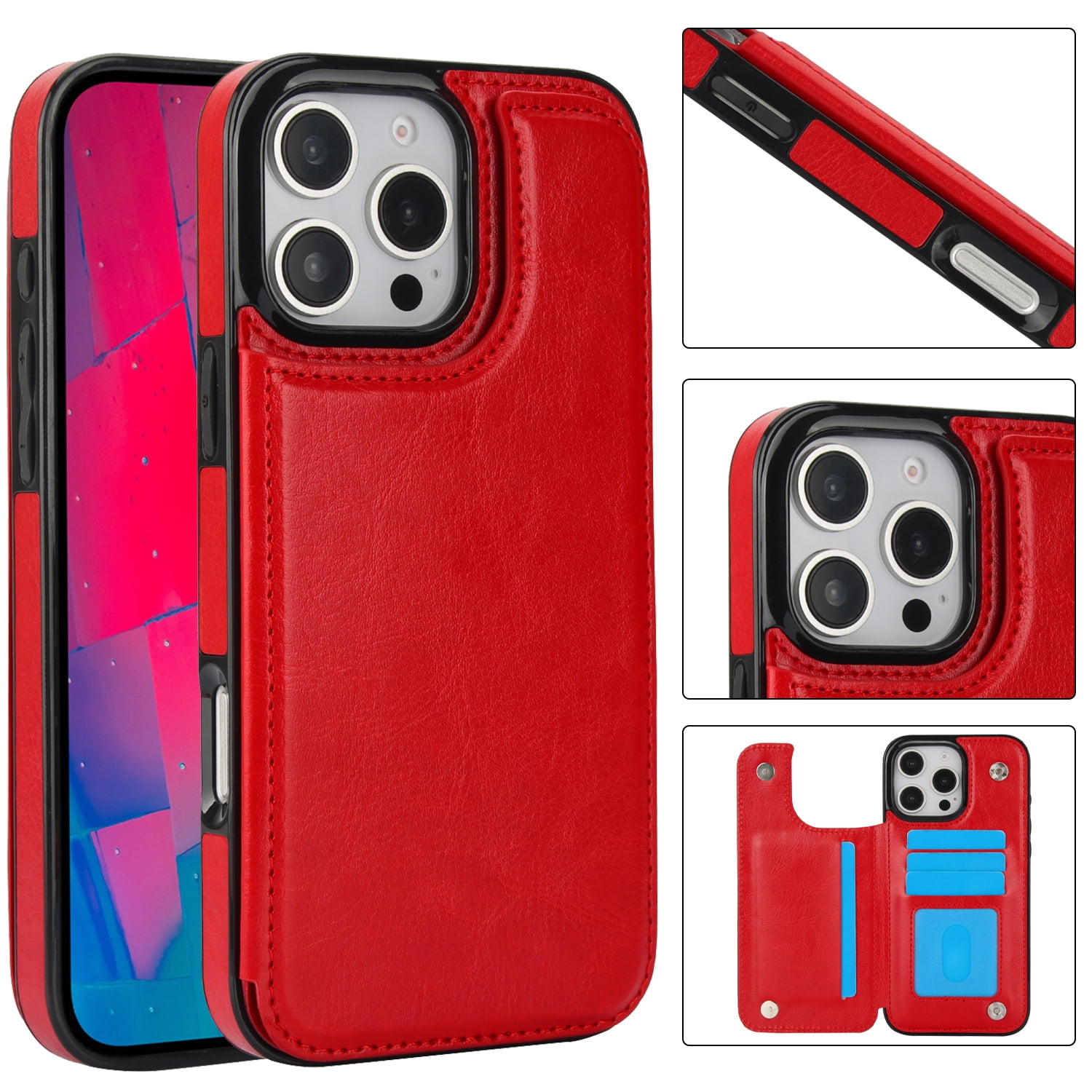Case for Samsung S23FE Wallet style phone case, ultra-thin protective cover with card clip ...