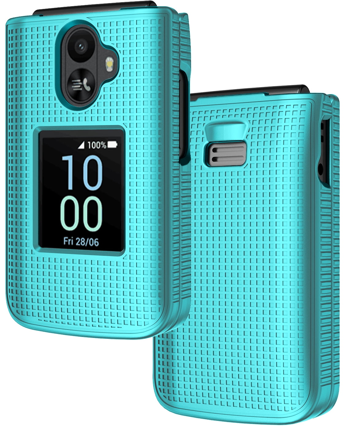 Case for TCL Flip 3 Phone, Nakedcellphone Slim Hard Shell Protector ...