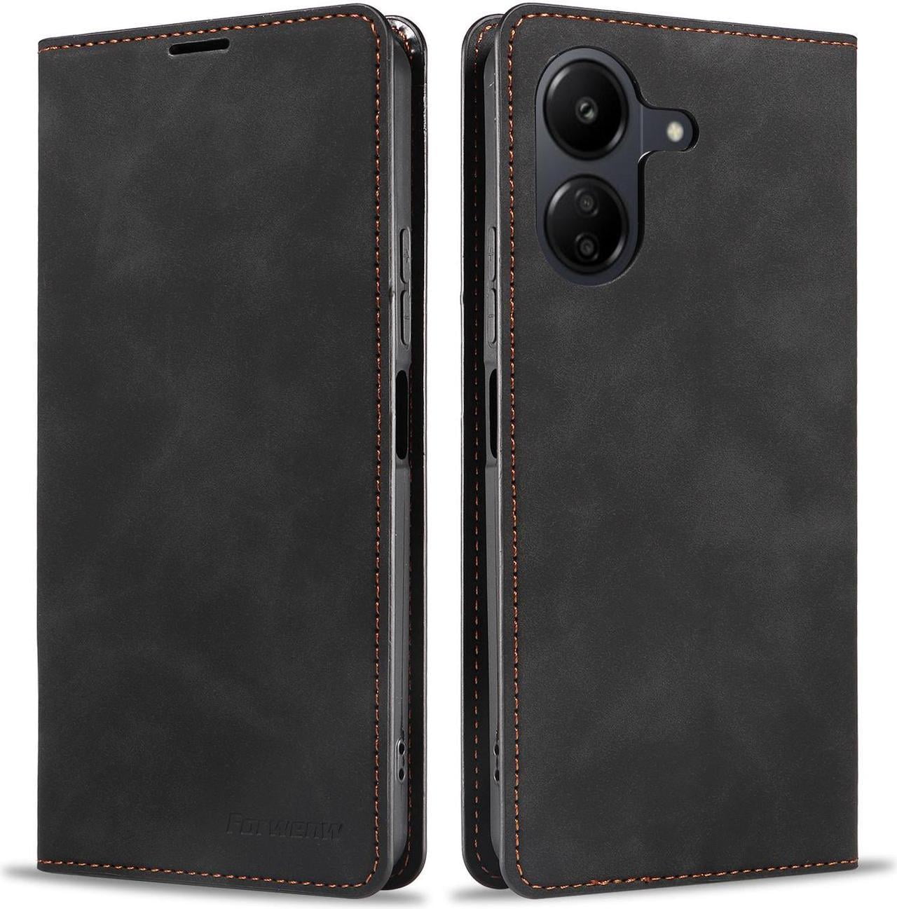 Case for Xiaomi Redmi 13C 4G / 5G Premium PU Leather Phone Cover with ...