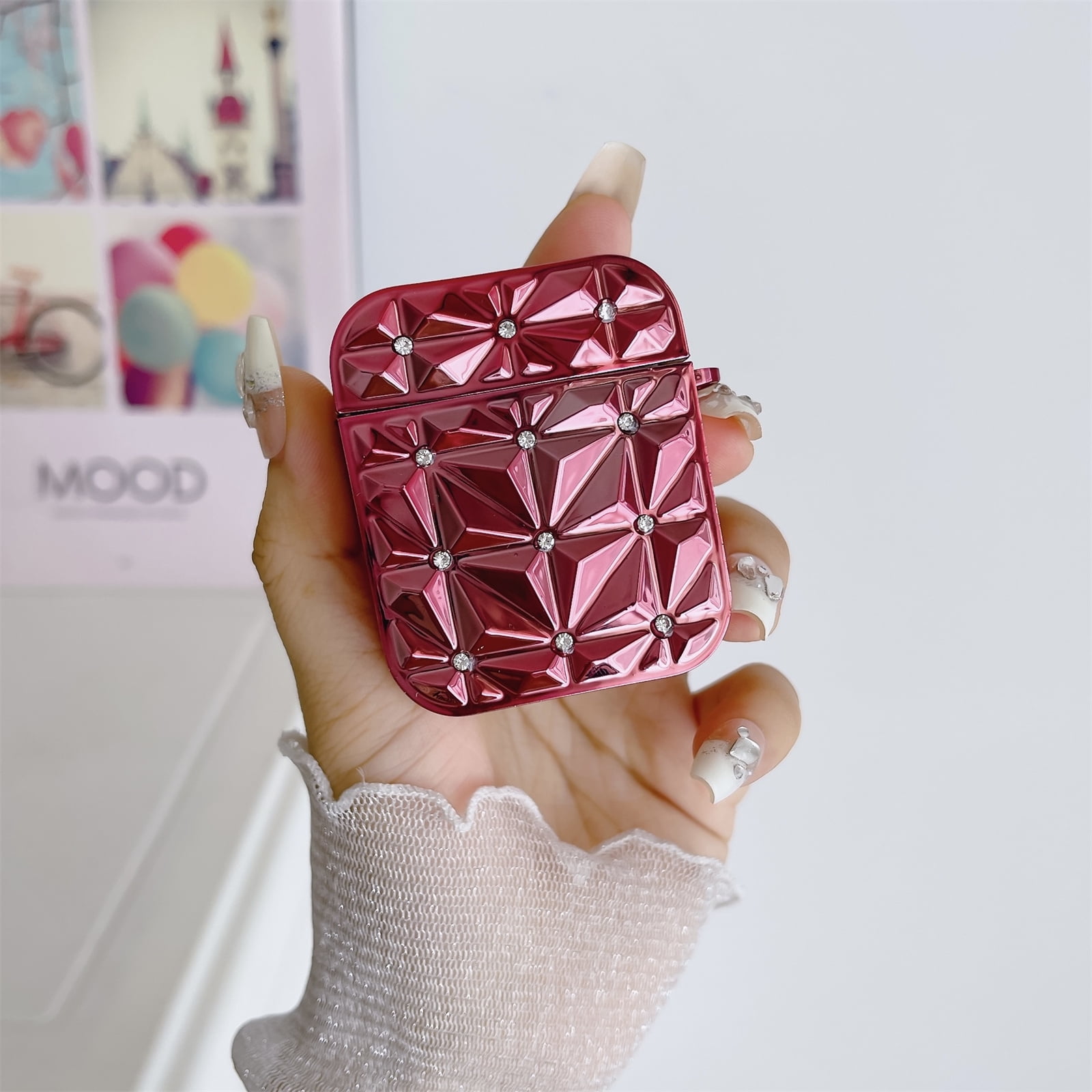 Case for airpods pro 2 air pod 1/2/3 -4 (Red,for AirPods Pro 2 ...