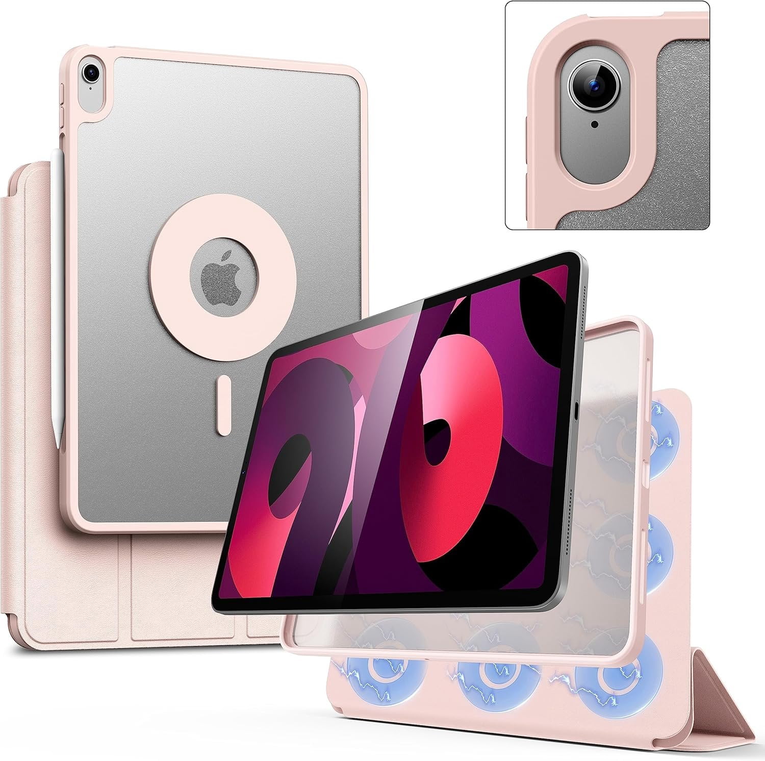 Case for iPad 10.9 inch case for iPad Air 4/5 Case, Detachable ...