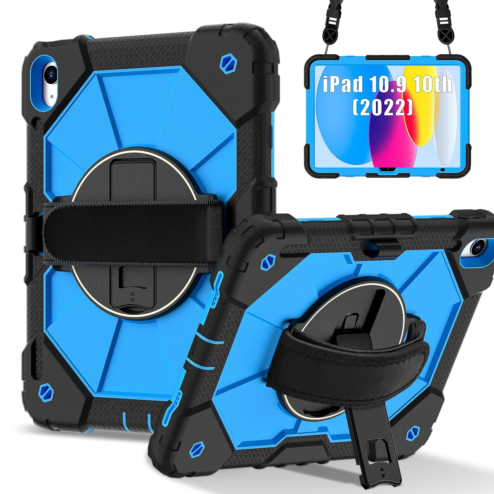 Case for iPad 10th Generation 10.9'', Full-Body Drop Protection Case ...