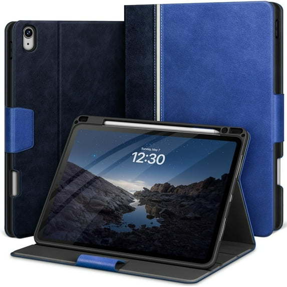 Case for iPad Air 13 inch (M3 2025/M2 2024) with Pencil Holder, Vegan ...