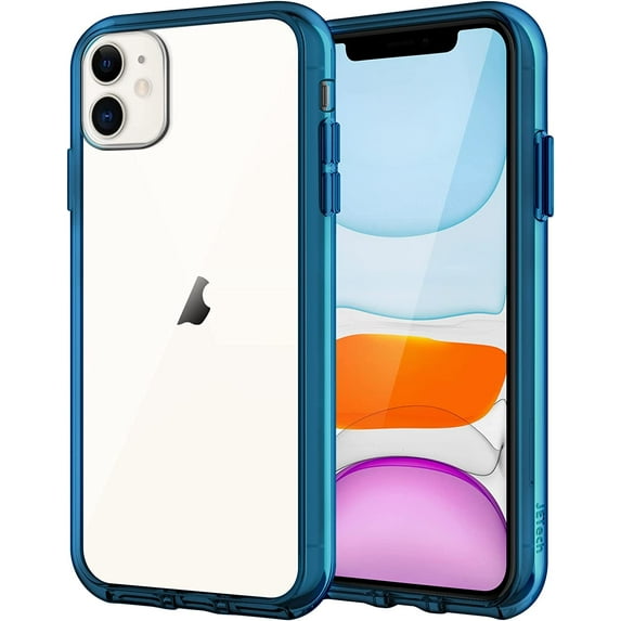Case for iPhone 11 6.1-Inch, Non-Yellowing Shockproof Phone Bumper Cover, Anti-Scratch Clear ...