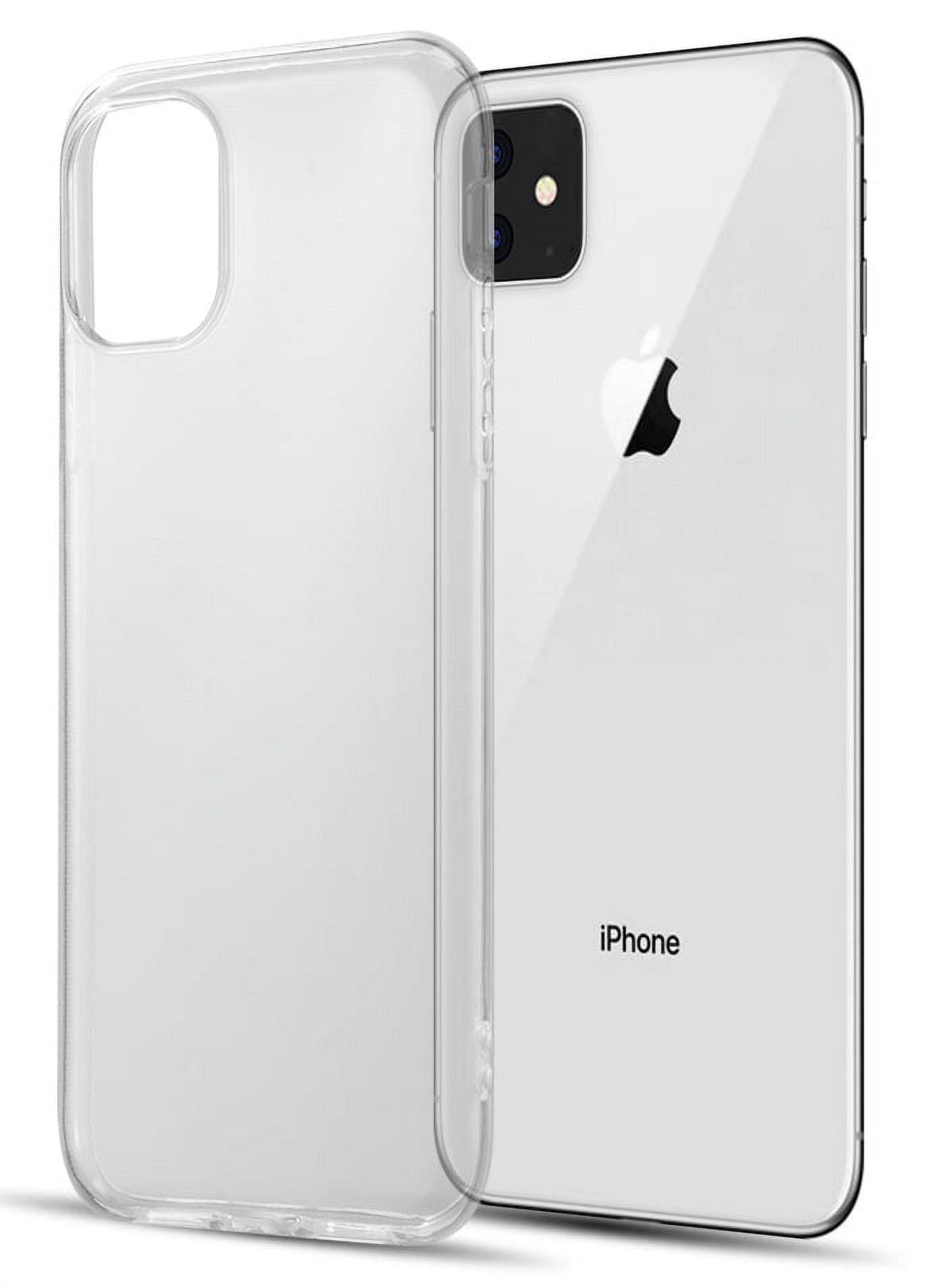 Case for iPhone 11, Clear Transparent See-Thru Flex Gel TPU Skin Slim ...